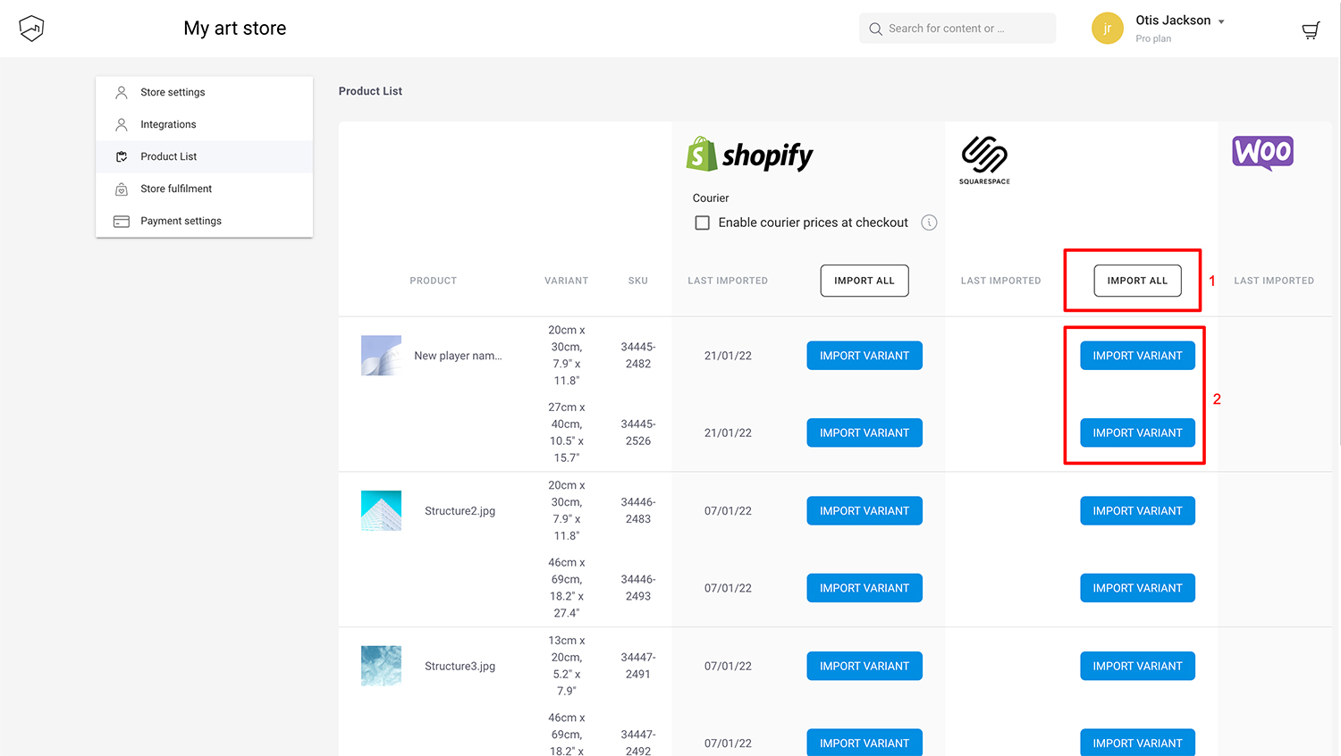 How to import products to your online art store - Creativehub Help Centre